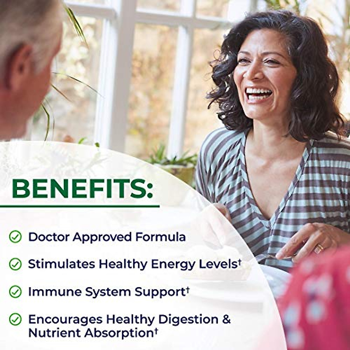 Super Greens Superfood Powder - Greens Powder with Probiotics Prebiotics Digestive Enzymes and 43 Green Superfoods - Chlorophyll Bilberry Chlorella Spirulina Grass - Tastes Amazing - 30 Servings