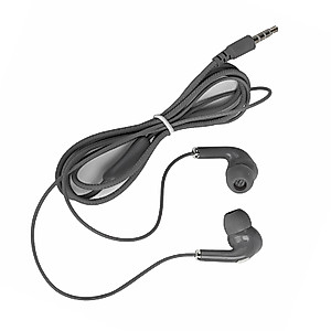 TQKLSM Wired Earbud Headphone 3.5mm Sports Earphone Universal HiFi Music Bass Earbud Headphone with Mic(Grijs)