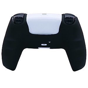 HLRAO silicone case with laser engraved dragon (radiation) for PS5 controller + x2 laser dragon pattern thumb grips and 8 thumb grips.