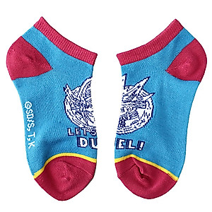 Yu-Gi-Oh! 6-Pair Youth Ankle Socks