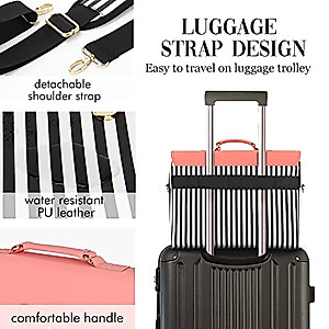 Kamlui Laptop Bags for 15.6-Inch Women Computer Bag PU Leather Waterproof Carrying Cute Work Shoulder Messenger Laptop Sleeve Case for, Macbook Pro Air HP Lenovo Dell