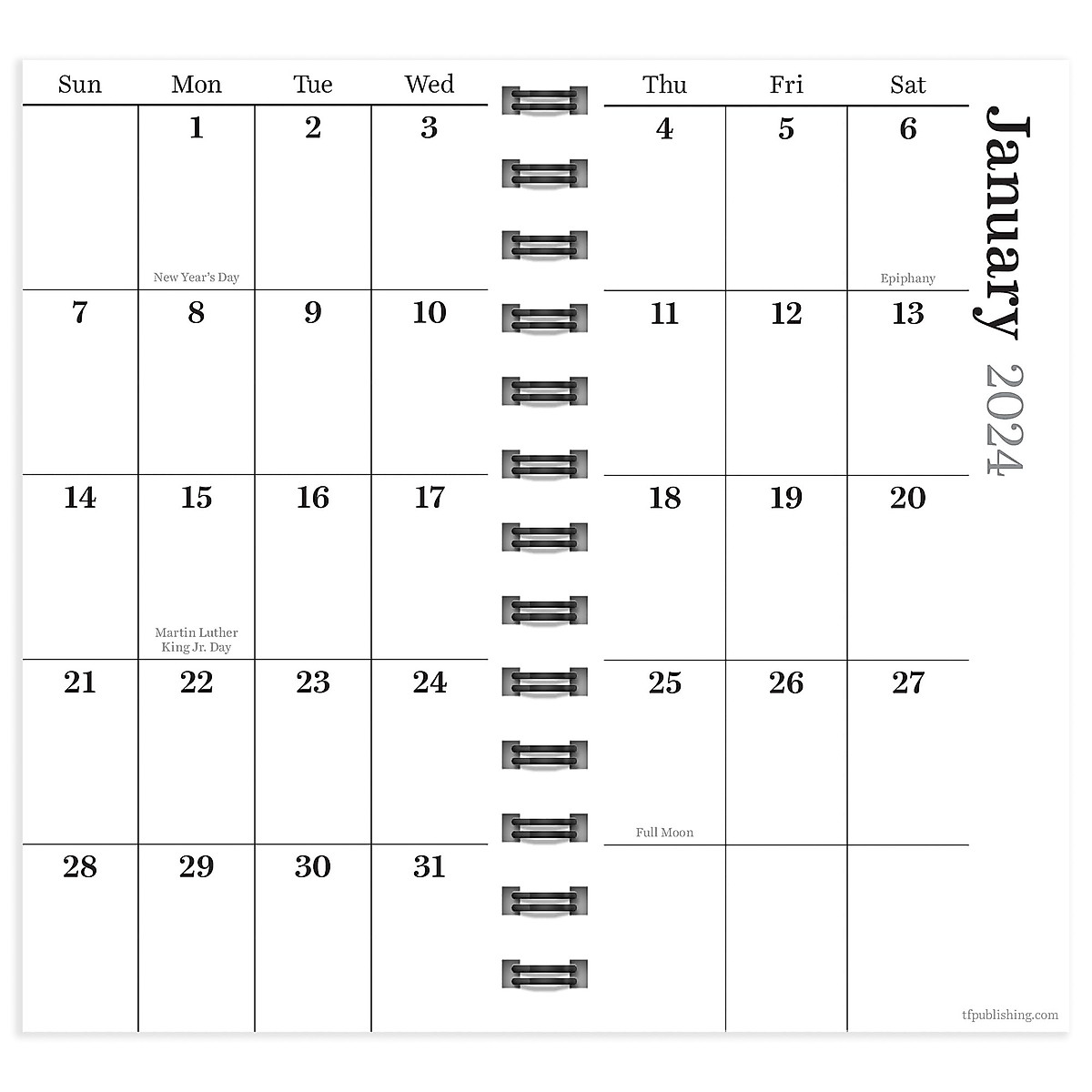 TF PUBLISHING 2024-2025 Daisy Days 2-Year Small Monthly Pocket Planner | 2-Page Large Calendar Grid and Lined Notes Section in Back | Monthly Day Planner for Purse | 3.5" x 6.5"