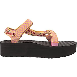 Teva Women's Flatform Universal Sandal, Picnic Cherries Rosebloom, 10