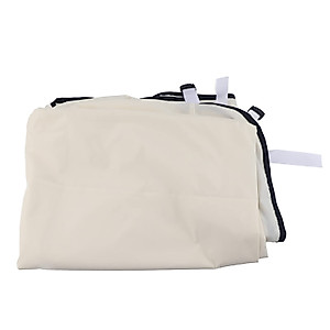 Natudeco Swing Seat Cover Waterproof Chair Cover Swing Chair Seat Cushion Cover Hanging Seat Cushion Hanging Porch Swing for Courtyard Outdoor Garden Hammock Polyester (Beige)