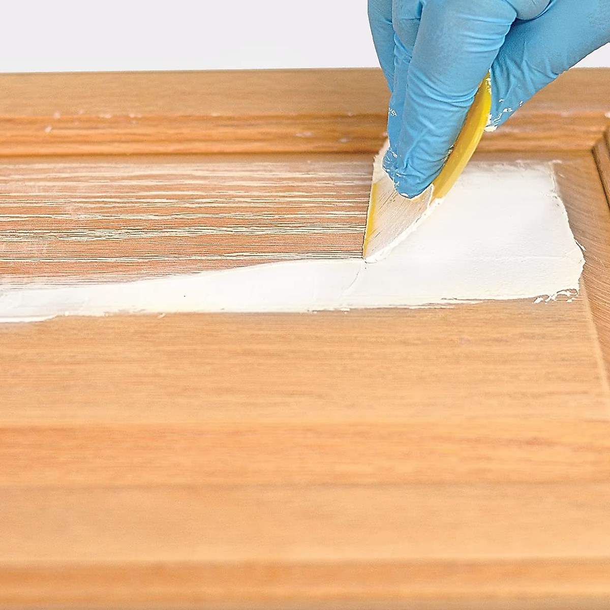 Aqua Coat Water Based White Cabinet Wood Grain Filler Gel, Fast Drying, Low Odor White Wood Filler, Premium Cabinet Grain Filler for Upgrades, Repairs & Restorations. (Pint)