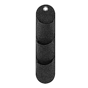 JANKOW Wall Hanging Storage Bag Over The Door Organizer, Over The Door Closet Organizer with 3 Pockets, Multifunctional Storage Shelves for Closet, Bedroom, Bathroom(Black)