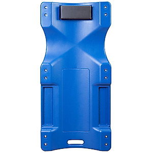 TCE ATR6300U Torin Rolling Creeper Garage/Shop Seat: Padded Mechanic Stool with Tool Tray Storage, Blue