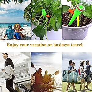 Update Automatic Plant Watering Devices, Universal Self Watering Spikes with Slow Release Control Valve Switch System Suitable for All Bottles, Vacation Drip Irrigation Watering Gardens& Lawn (12PCS)