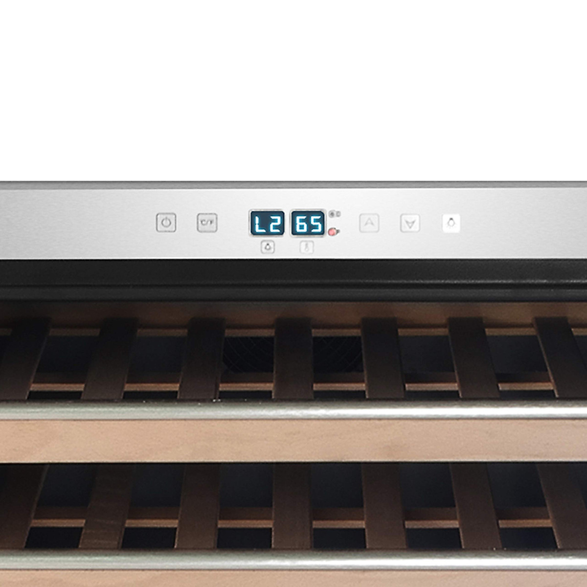 Whynter BWR-545XS Elite Spectrum Lightshow 54 Bottle Stainless Steel 24 inch Built Touch Controls and Lock Wine Refrigerator, One Size