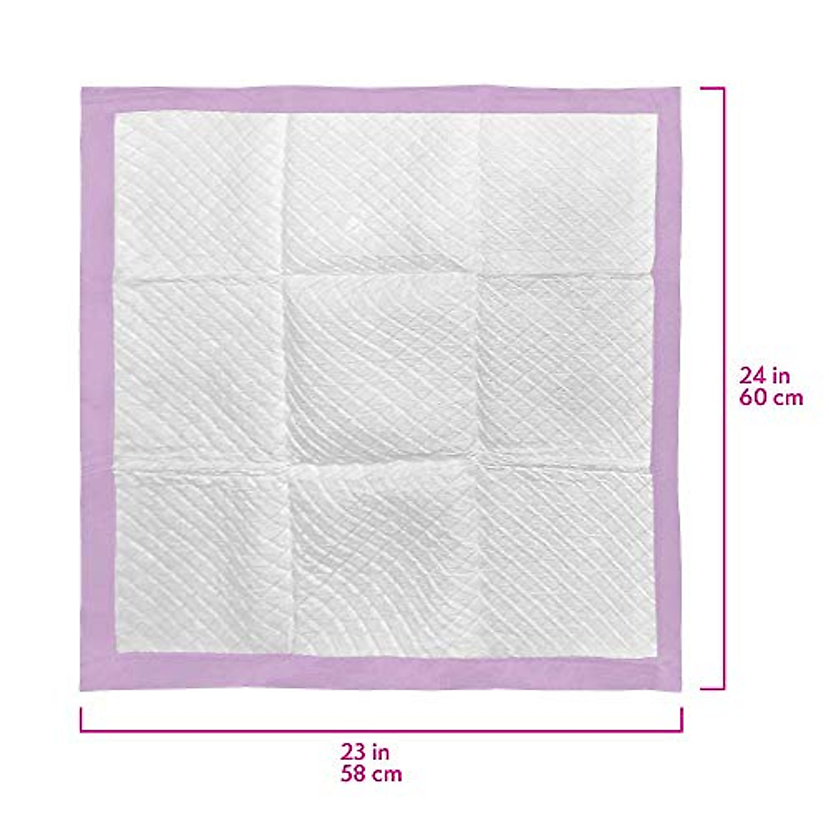 Simple Solution 6-Layer All Day Premium Dog Pads | Lavender Scent | 23 x 24 100 pads