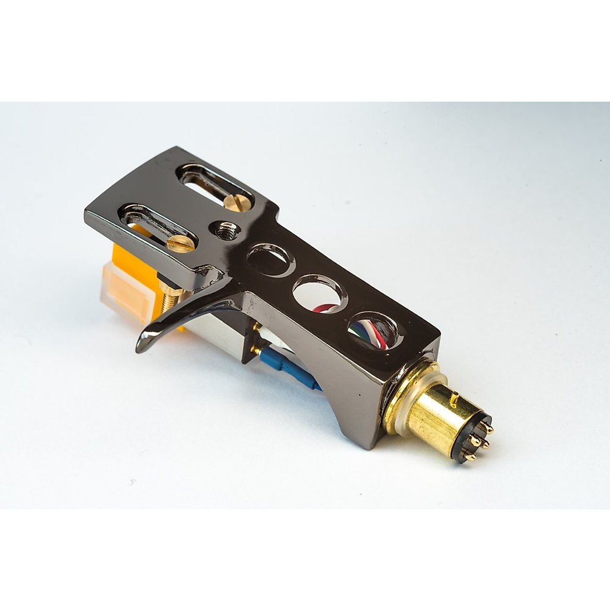 Titanium plated Headshell, mount with cartridge and stylus, needle for Technics SL 3200, SL 3300, SL 3310, SL 3350, SL 5100, SL 5200, SL 5300, SL 5310, SL 5350, MADE IN ENGLAND