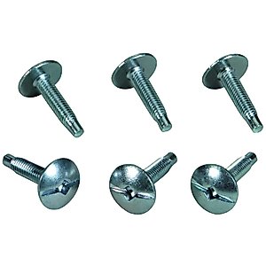Square D by Schneider Electric S106 Load Center Cover Replacement Screws, 6-Pack, No Size, Silver, 6 Count