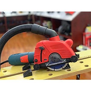 Aidelife Cutting Dust Shroud for Angle Grinder 115/125mm+Diamond Saw Blade 125mm