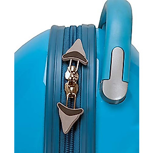 Rockland Jr. Kids' My First Hardside Spinner Luggage,Telescoping Handles, Shark, Carry-On 19-Inch