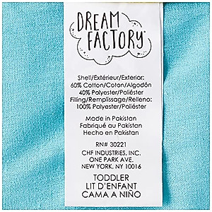 dream FACTORY - 2D742300MU Dinosaur Comforter Set, Toddler, Blue/Green/Multicolor/Orange/Red/White