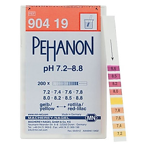 Macherey-Nagel, 90419, Pehanon pH 7.2-8.8, Box of 200 Strip
