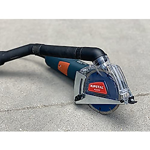 KIPSTAL Cutting Dust Shroud for Angle Grinder 4-1/2-Inch to 5-Inch and Cutting Wheel Diamond Saw Blade 5-Inch X 1 PCS