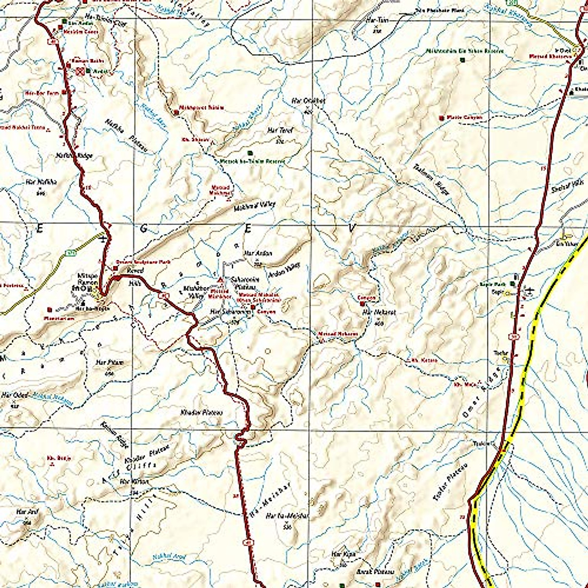 Israel Map (National Geographic Adventure Map, 3208)