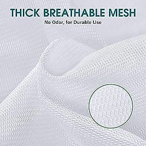 OTraki 4 Set Laundry Bags 2 Pack 28 x 45 inch and 2 Pack 24 x 35 inch Heavy Duty Large Drawstring Mesh Washing Bag for Dirty Clothes Home College Dorm Travel Use