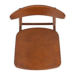 Safavieh Home Lucca Retro Walnut Dining Chair, Set of 2