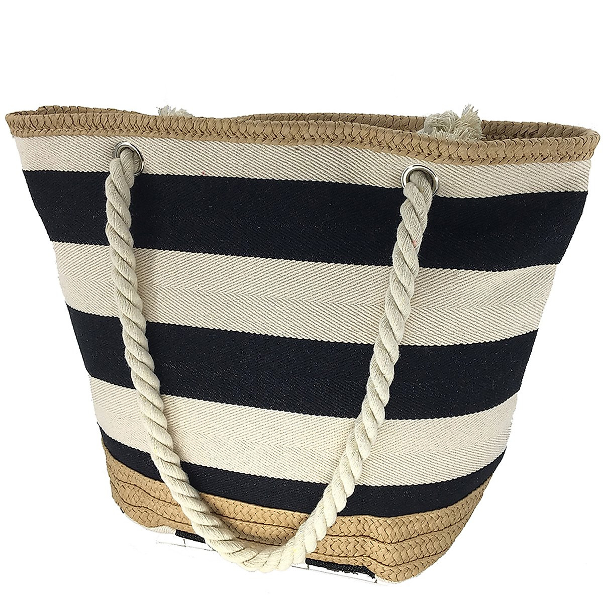 MeliMe large Beach Bag for Women Straw Beach Bags and Totes with Zipper for Pool Gym Travel Daily Tote Bag