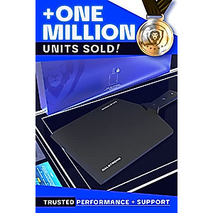 DALSTRONG Cutting & Serving Board - Black Wood-Fibre Cutting Board - Non-Slip Feet - The Infinity Series - G10 Handle - Obsidian Black - Medium Size (9" x 11")