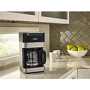 Braun Brew Sense Drip Coffee Maker, 12 cup, Black