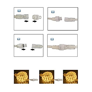 Deco String LED Rope Lights, 10M 33ft, Retro Warm White 2700K, Indoor or Outdoor, 33ft, Linkable, Perfect for Deck, Garden, Patio, Landscape Lighting, Camping, Party, Bedroom Décor, Waterproof