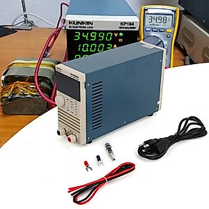KP184 400W 150V Single Channel Electronic DC Load Tester, Electronic Load Battery Capacity Tester Internal Resistance Tester Power Tester RS485/232 40A Communication Interface Digital Display