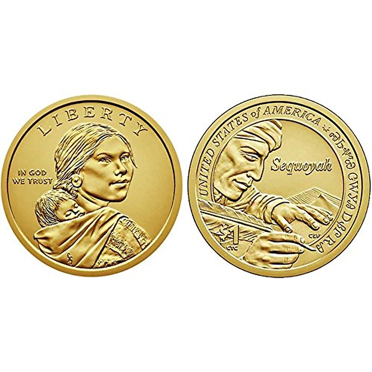 2017 P Native American (Sacagawea/Golden) Dollar 25 Coin Bankroll Uncirculated