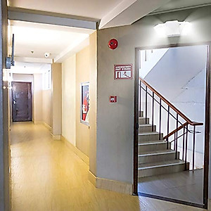 Ciata Led Emergency Lights with Battery Backup, for Home Power Failure, Hardwired with Adjustable Heads, Corded Emergency Light, Backup Battery, Emergency Lights for Business, Indoor Emergency Lights