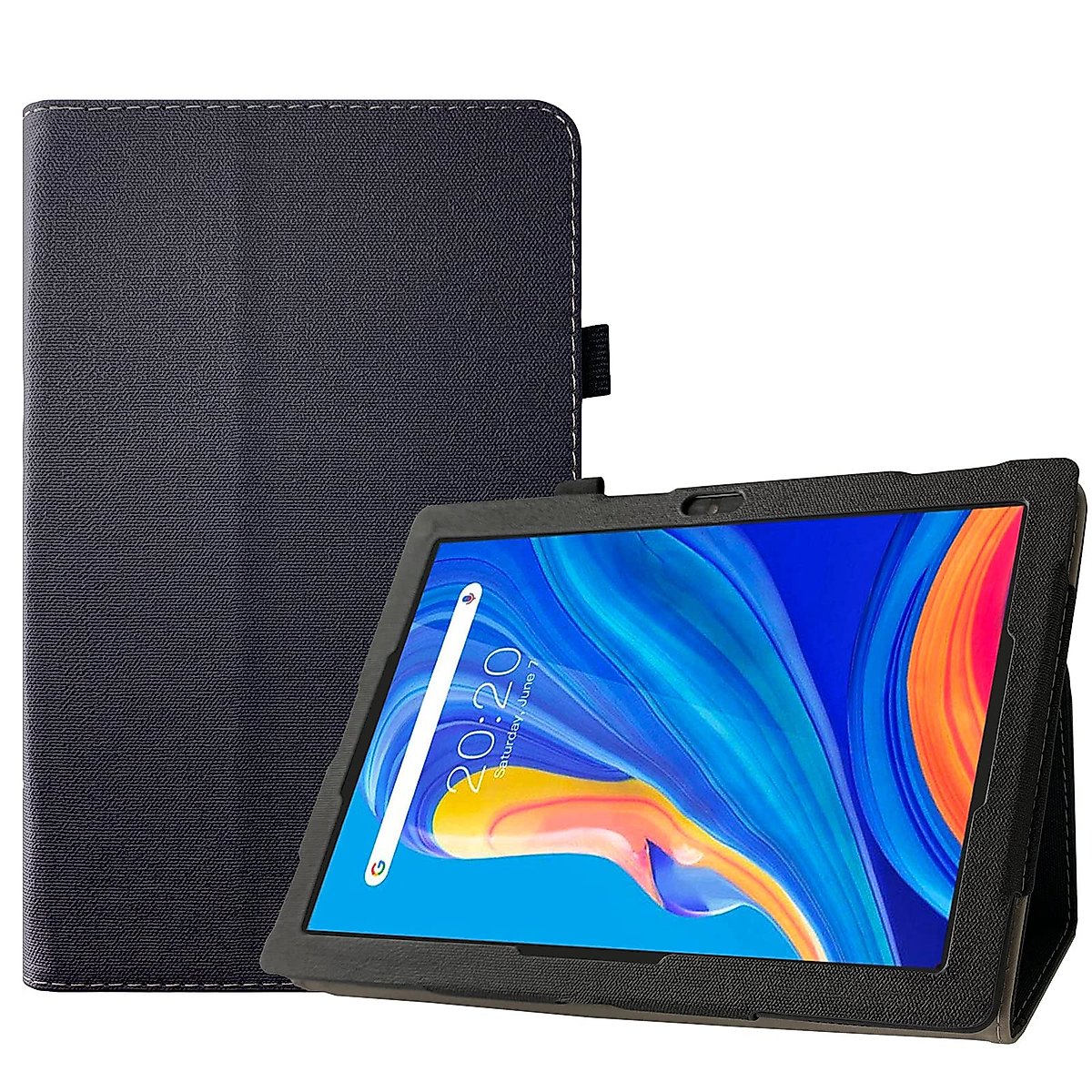 (for BYYBUO 10.1 Tablet) Transwon Case Cover for BYYBUO Smartpad A10_L/ A10/ T10/ T10 Pro/BYYBUO T30 Tablet Case/Oangcc A6 Pro Tablet/GOODTEL G10 Tablet Cases - Black