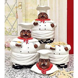 Happy Chef Collection by ACK (3PC CANISTER SET)