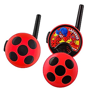eKids Miraculous Ladybug Walkie Talkies for Kids, Indoor and Outdoor Toys for Kids and Fans of Miraculous Toys for Girls and Boys