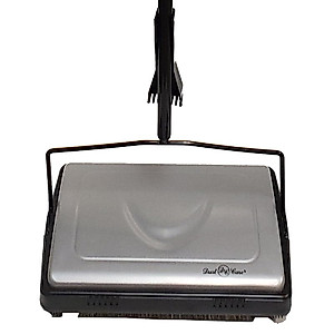 Dust Care DC 12985 11" Cleaning Path Commercial Grade Carpet Sweeper – Non-Electric, Triple-Brush System, Clean Out Comb on Board – Ideal for Efficient Cleaning of Carpets and Floors