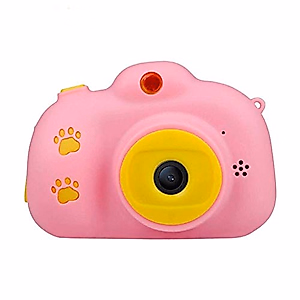 LKYBOA Children's Digital Camera -Slip Compact Digital Camera Toy for Children Best Gifts for Year Old Boys & Girls Blue Pink (Color : Pink)