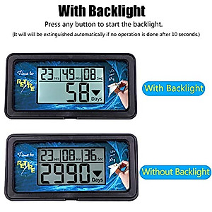 AIMILAR Digital Countdown Days Timer - 9999 Days Count Down Days Timer with Backlight for Retirement Wedding Vacation Christmas New Baby Classroom Lab Kitchen Cooking (Retirement)