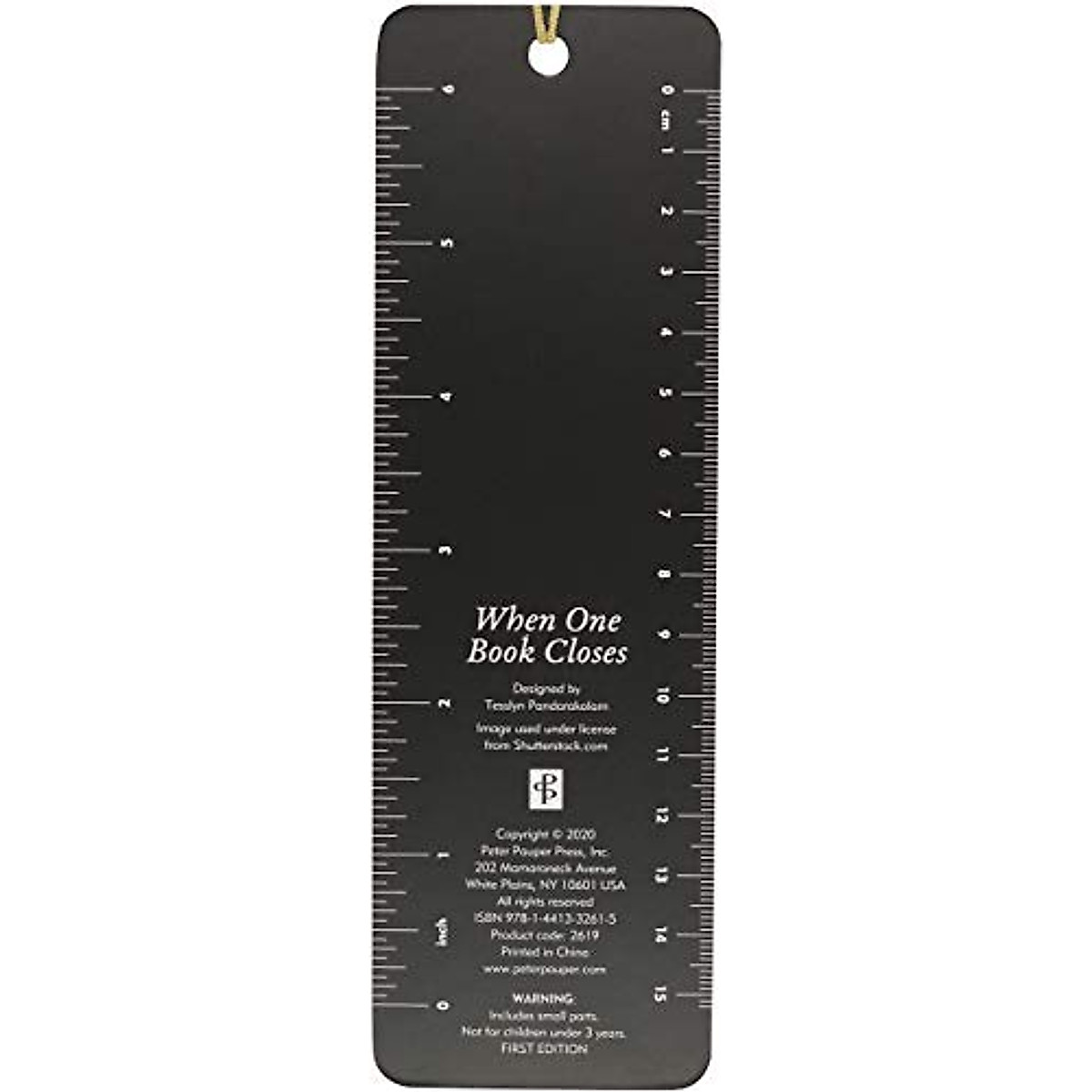 When One Book Closes Beaded Bookmark