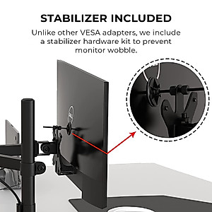 HumanCentric VESA Mount Adapter Compatible with Dell Monitors, VESA Adapter for Monitor S2318H, S2218H, S2319NX, S2419NX, S2718H, S2719H, S2719HN, SE2219H, SE2419HR, SE2419HX, SE2719H