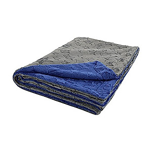 berry bebe Baby Boy Gifts, Personalized Baby Blanket for Boy, Custom Name Blankets Plush Mink Material with Star Design, Blue and Gray