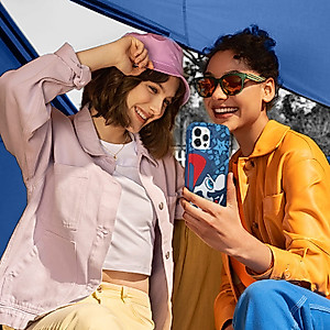 Oqplog for iPhone 13 Pro Max 6.7” Heavy Duty Phone Case for Girls Kids Women Boys Cute Anime Cartoon Hard Triple Layers Cover Full Body Rugged Military Grade Shockproof Cases for Apple 13 promax Maro