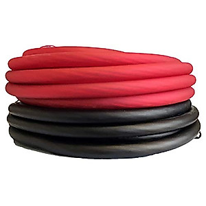 SoundBox Connected 4 Gauge Red/Black Amplifier Amp Power/Ground Wire Set 50 Ft