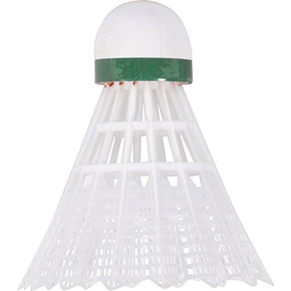 Victor Nylon Shuttlecock Shuttle 2000 6per can, white/green
