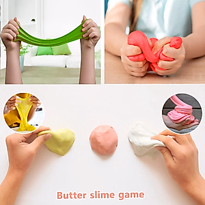45 Pack Mini Butter Slime Kit, Scented Slime Party Favor Gifts, DIY Putty Stress Relief Toy for Kids, Girls and Boys, Soft & Non-Sticky
