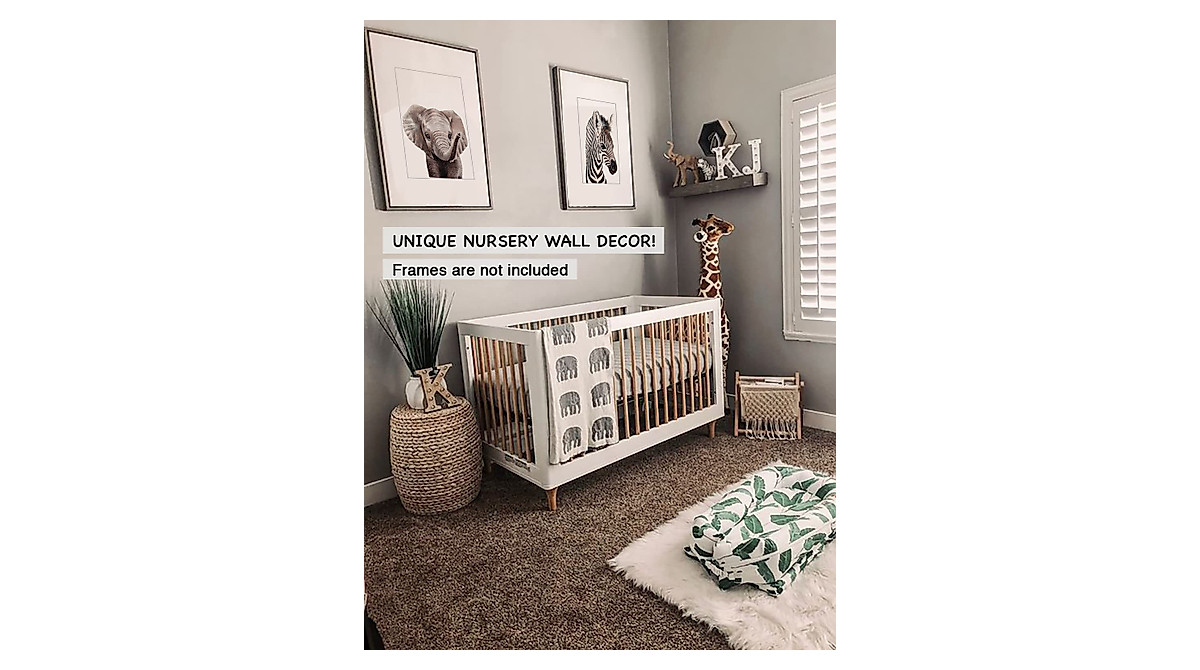 Adorable Safari Nursery Decor Set for Baby Rooms