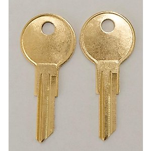 Keys22 Two Replacement Keys for Herman Miller File Cabinet Office Furniture Cut to Lock/Key Numbers from UM227 to UM350 pre Cut to Code (um324)