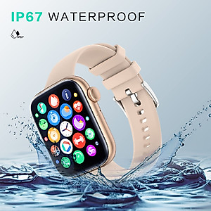 Smart Watch Make Calls,AMZSA Sport Smart Watch with Call dial 120+ Sport Modes Health Heart Rate Fitness Tracker Custom Watch Faces for andorid Phones Compatible with iPhone for Men Women