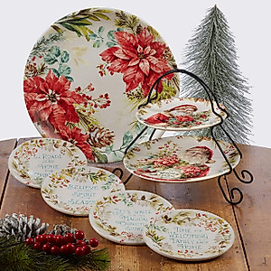 Certified International Christmas Story 22 oz. Ice Cream/Dessert Bowls, Set of 4