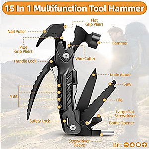 Multitool 2 PCS Set, Includes Hammer Multitool & Hatchet Multitool