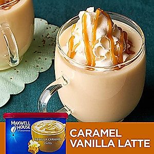 Maxwell House International Fall Flavors with Suisse Mocha Cafe | Instant Flavored Coffee Variety Pack, 7-9 oz Canisters, (4 Pack)